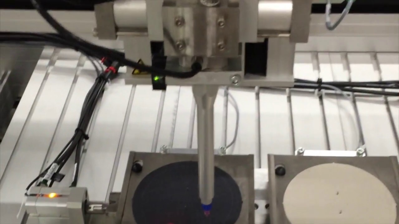 Precision Silicone Circle Dispense - YouTube