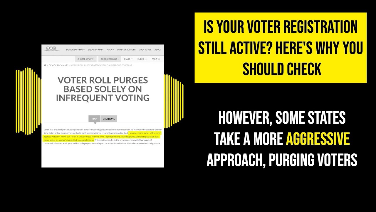 Is your voter registration still active? Here's why you should check ...