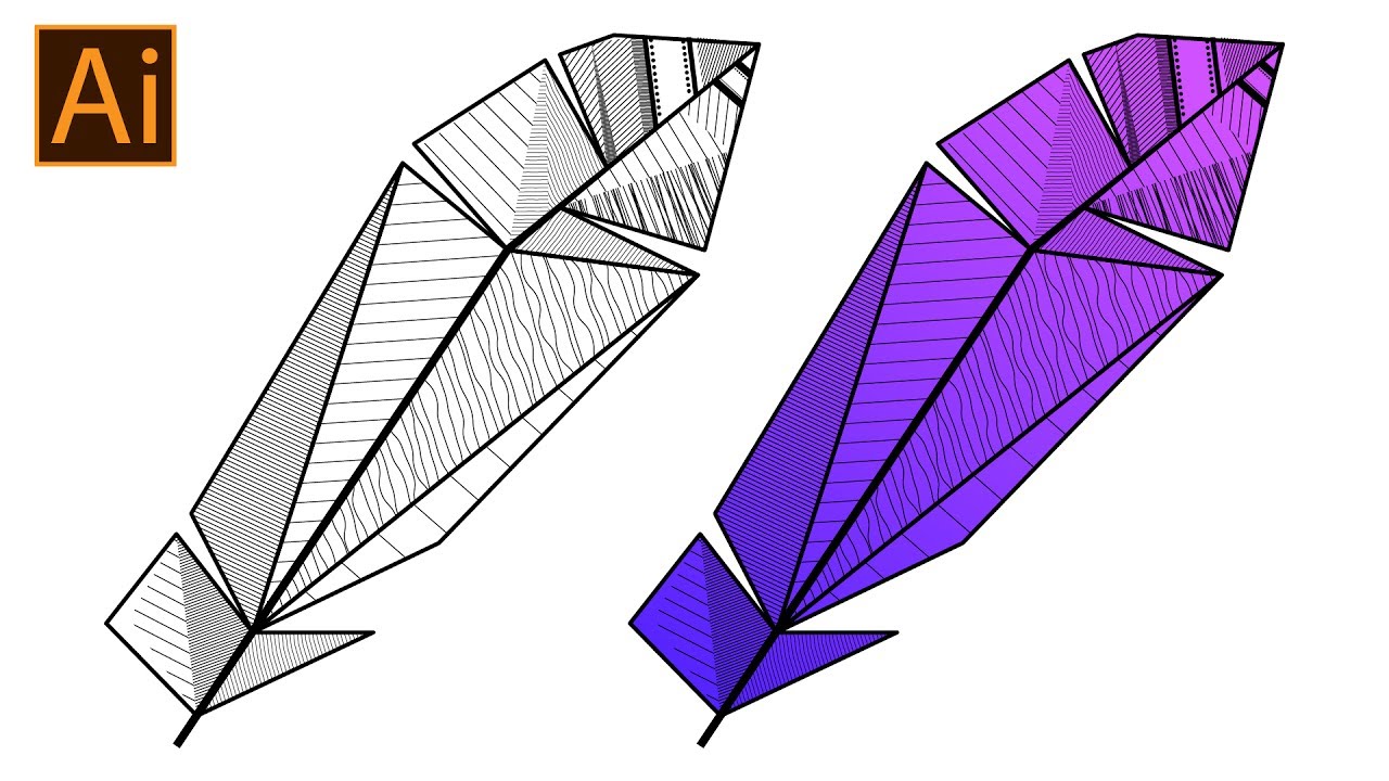 How To Create Doodle Feather In Illustrator YouTube how-to-create-doodle-feather-in-illustrator-youtube