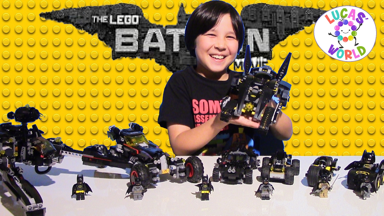 5 BATMOBILES - SCUTTLER - BATCYCLE - LEGO BATMAN MOVIE & SUPER HEROES ...