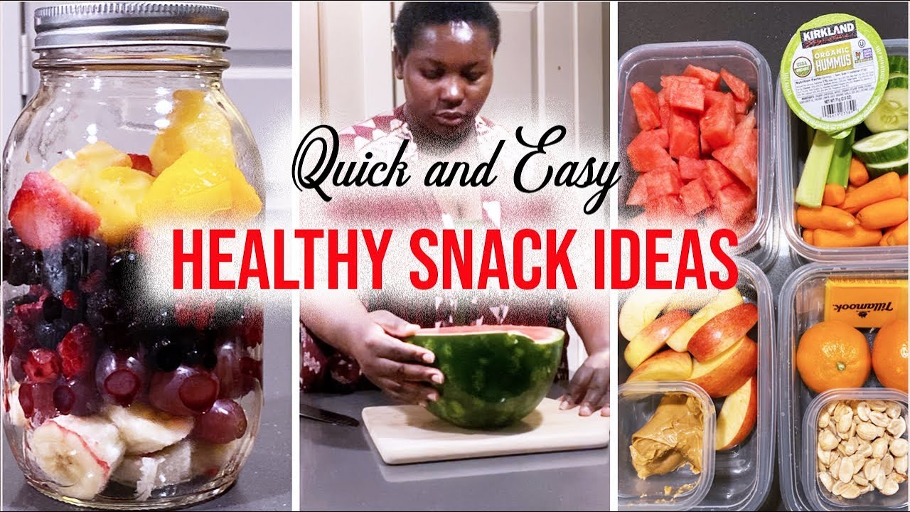 6 QUICK AND EASY HEALTHY SNACKS AND SMOOTHIE IDEAS | Faith Matini - YouTube