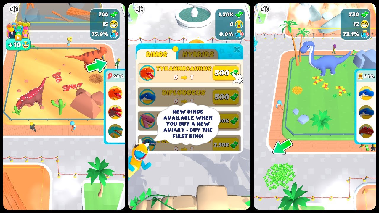 Dinoland Animal Kingdom Game Mobile Game | Gameplay Android - YouTube