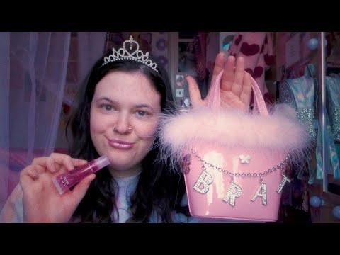 2000s Princess 👑 Does Your Makeup Babes💄ASMR (real makeup on camera lens)