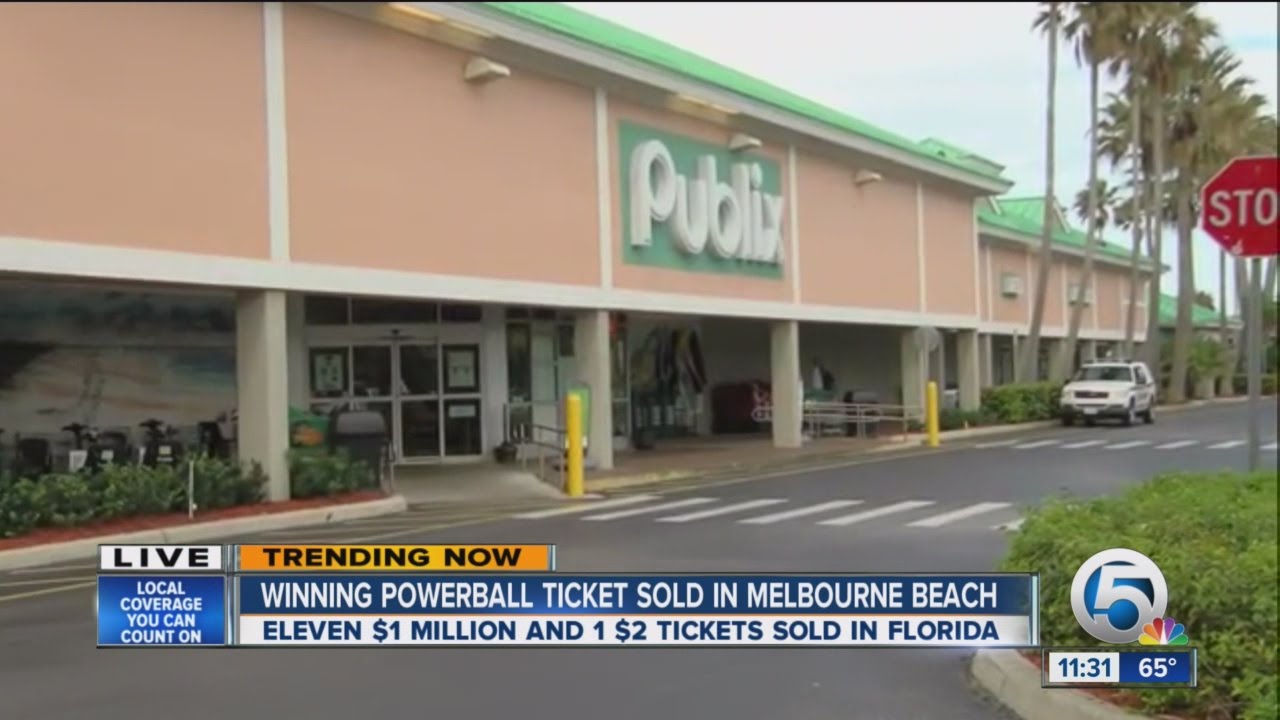 Winning Powerball ticket sold in Melbourne Beach - YouTube