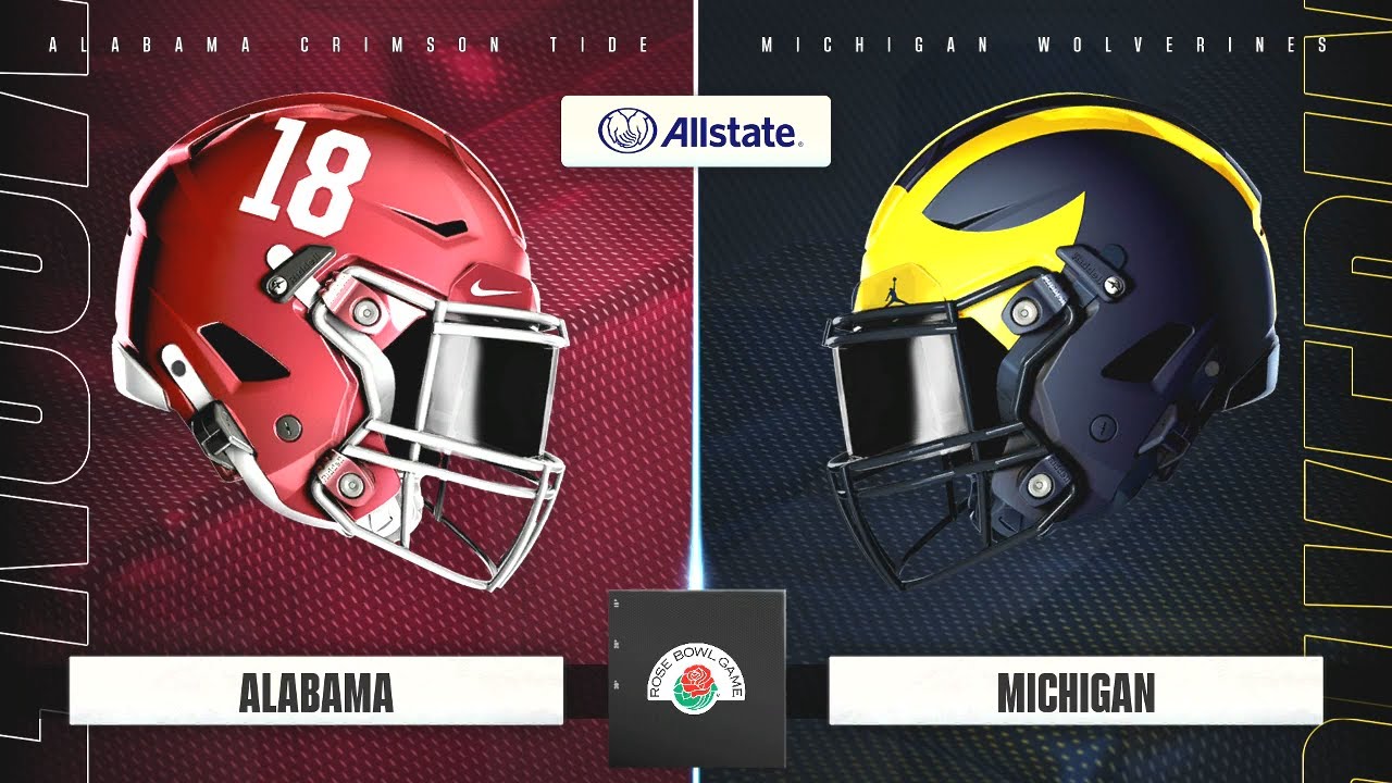 NCAA College Football 25 - Alabama Crimson Tide Vs Michigan Wolverines ...