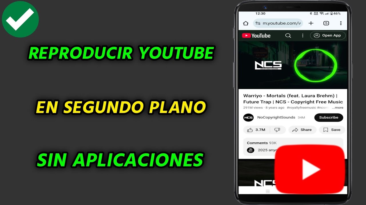 COMO REPRODUCIR YOUTUBE EN SEGUNDO PLANO SIN APLICACIONES | ESCUCHAR ...
