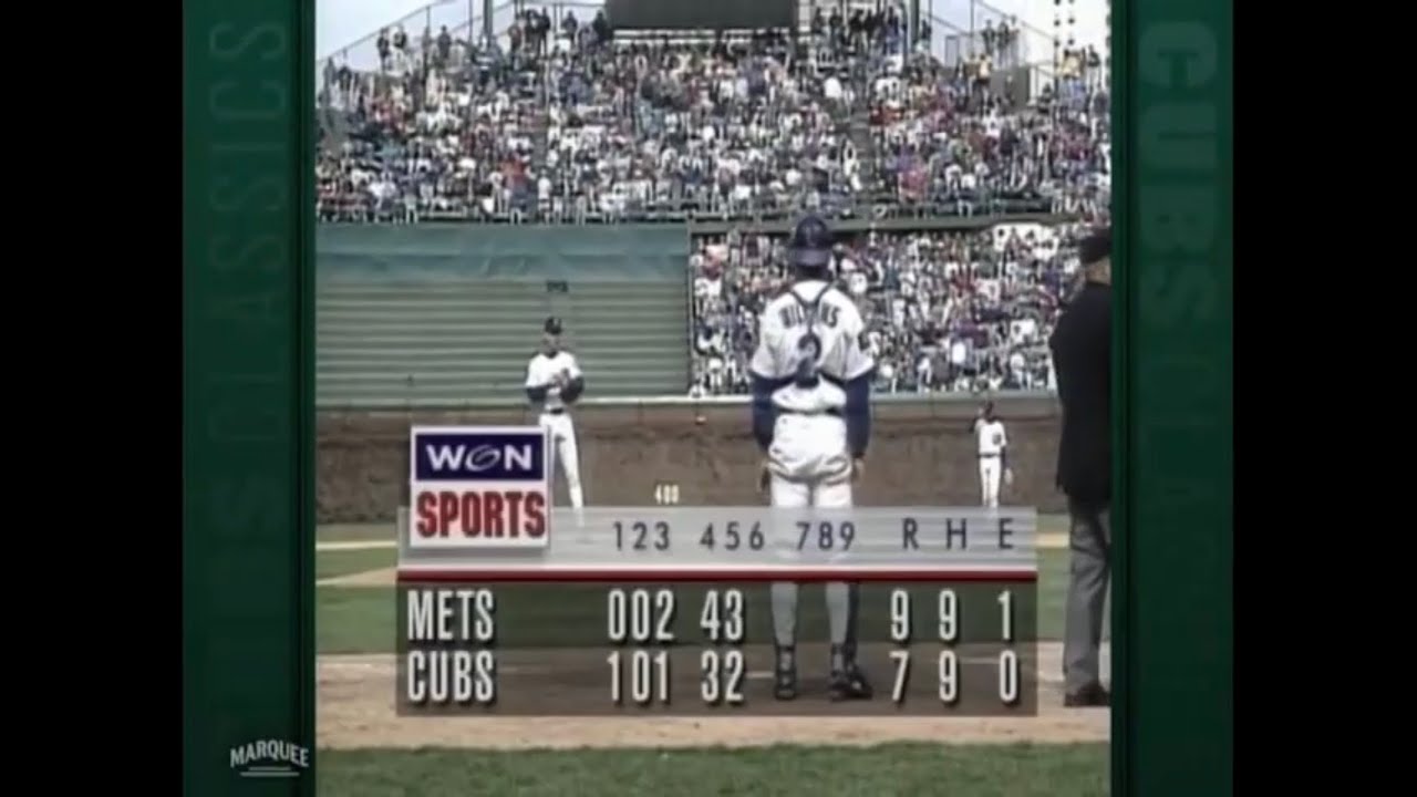 1 (part 2 of 2) - Mets at Cubs - Monday, April 4, 1994 - 1:22pm CDT ...