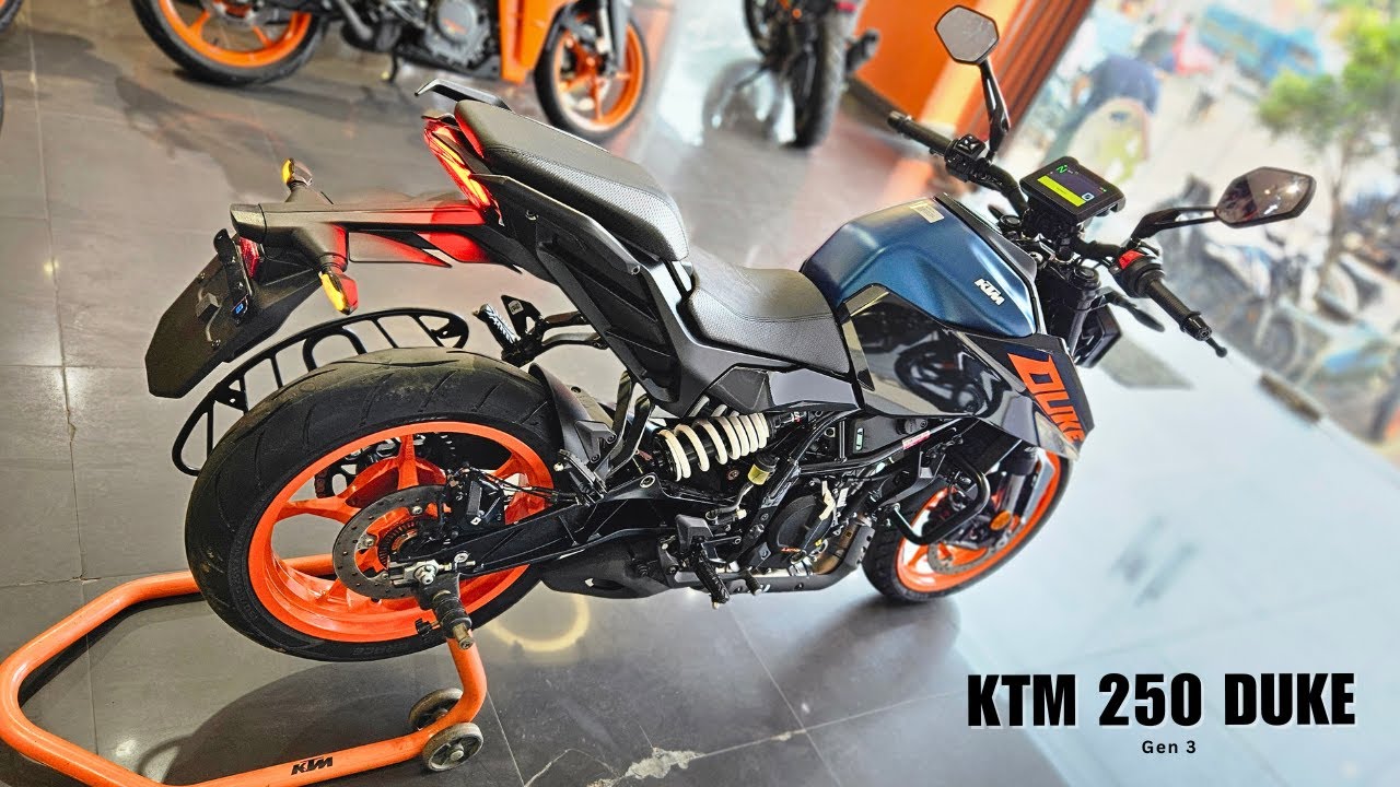 New 2024 KTM DUKE 250 TFT Display Detailed Review - On Road Price & All ...