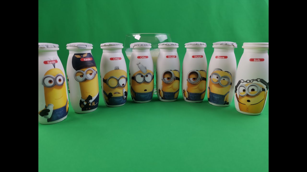 Minions, The Rise of Gru Actimel Kids Drinking Yoghurt, Scan the QR ...