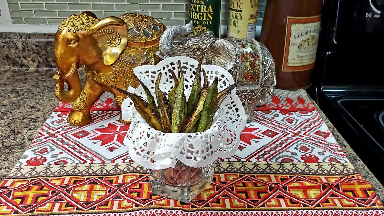 Easy Air Fried Okra Snack Recipe ~ Episode 315 - YouTube
