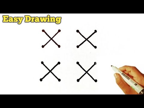 Drawing with XXXX letter | Daily different design I Different drawing ...