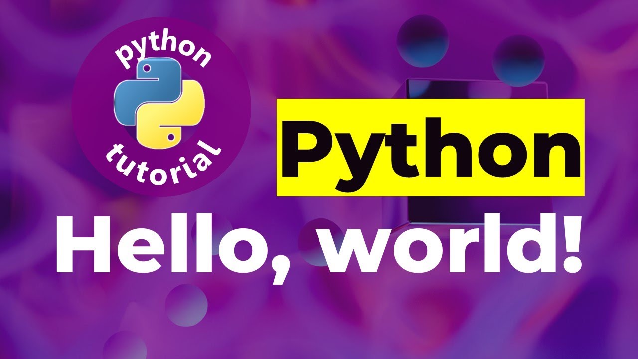 Python Prompting - Say Hello to Python (First Program) | Lesson -3 ...