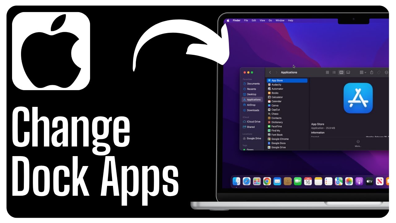 How To Add Apps To Dock On Mac - YouTube