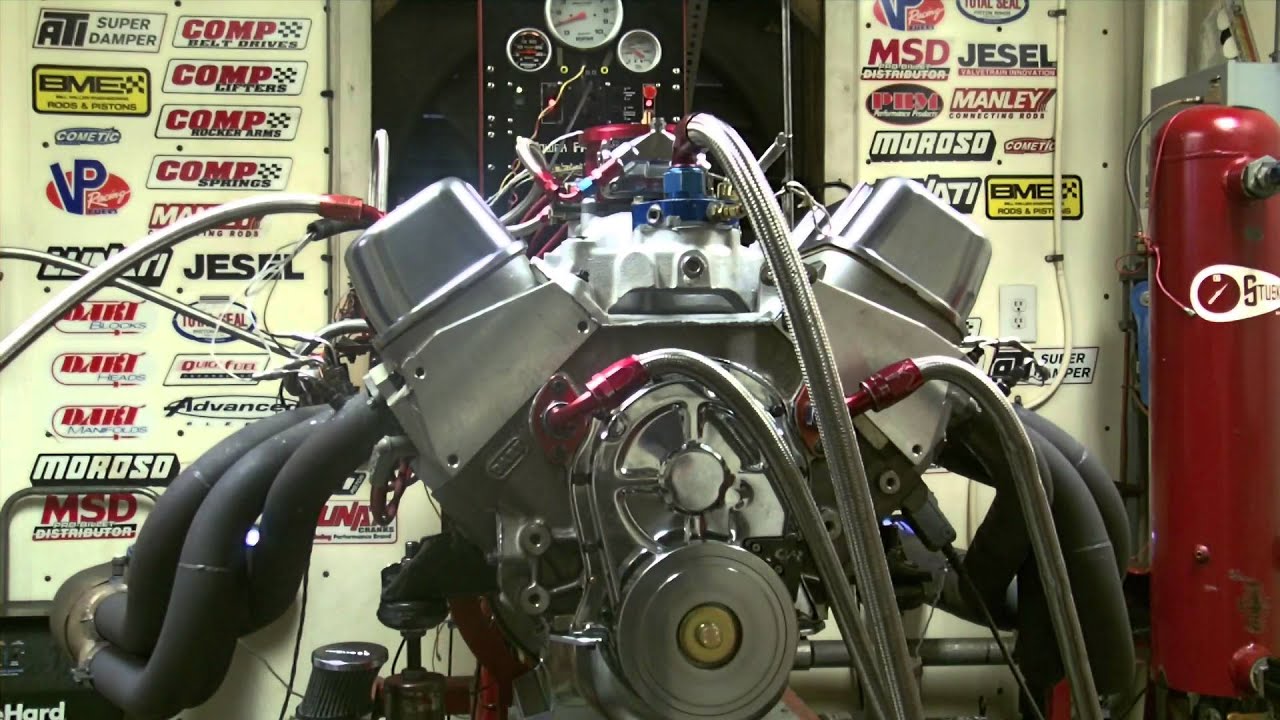 Jim Narayan 496 BBC PRO STREET ENGINE Dyno Pull - YouTube
