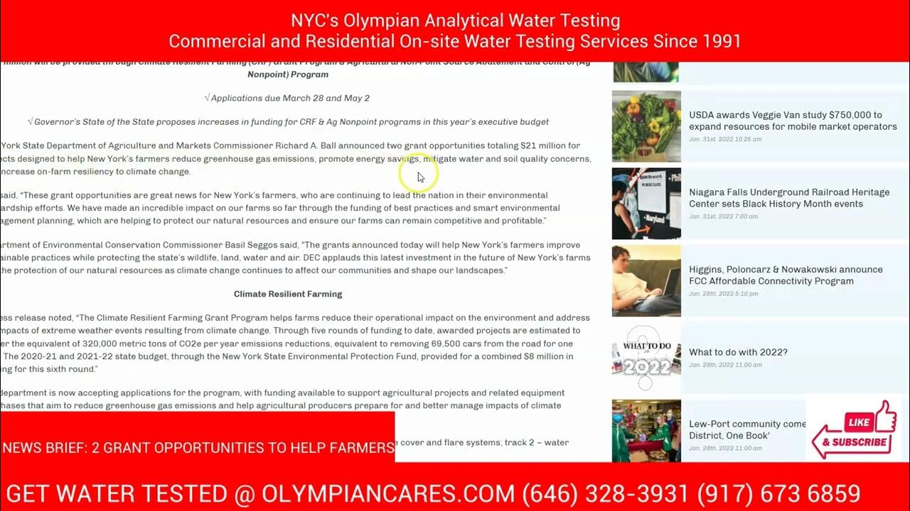Brooklyn Get Water Tested 2 Grant Opportunities To Help Farmers brooklyn-get-water-tested-2-grant-opportunities-to-help-farmers