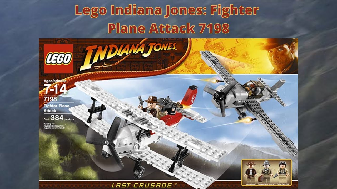 Lego Indiana Jones Last Crusade Fighter Plane Attack 7198 Quick Review ...