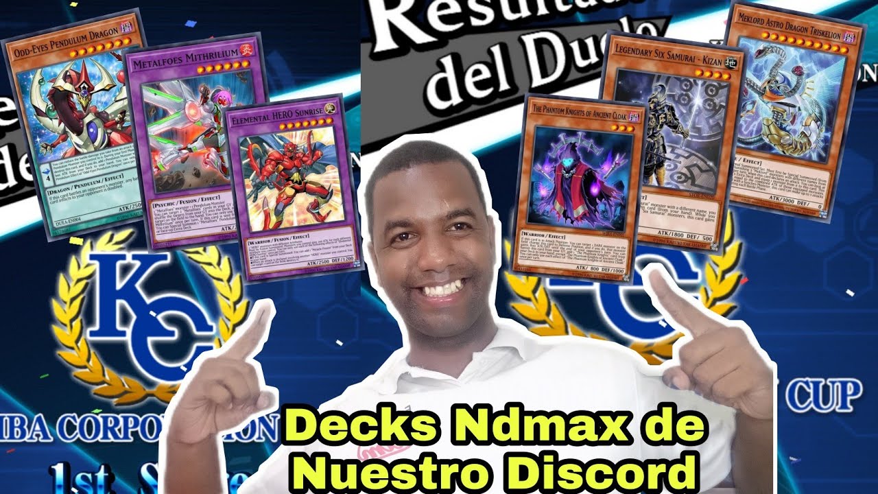 Yu-Gi-Oh Duel links - Deck Ndmax de nuestro Discord - YouTube