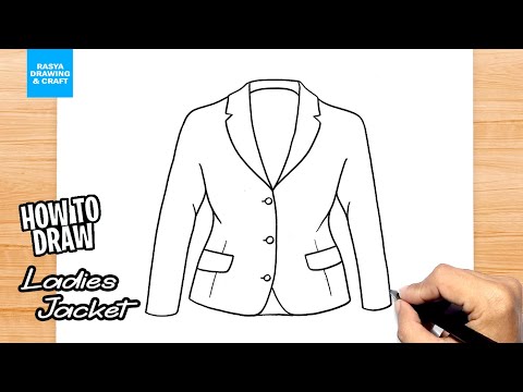 How to draw Ladies Jacket