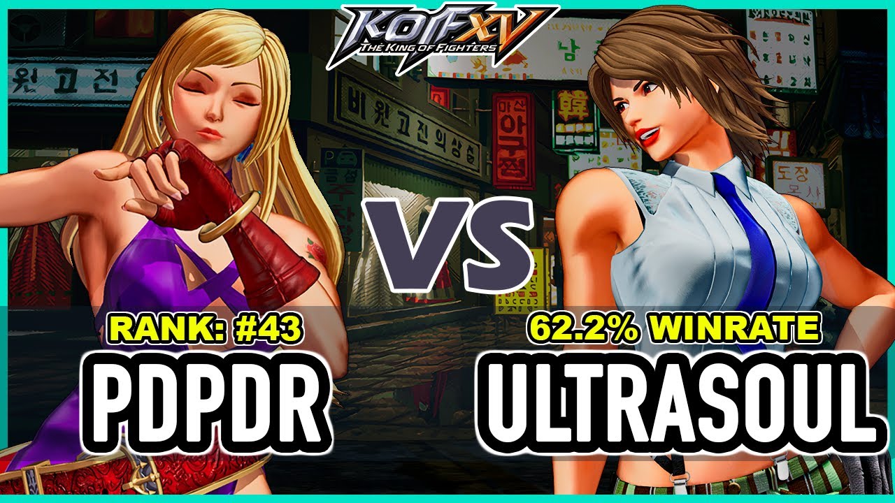 KOF XV 🔥 Pdpdr (B.Jenet/Rock/Sylvie) vs Ultrasoul (Vanessa/Geese/Terry ...