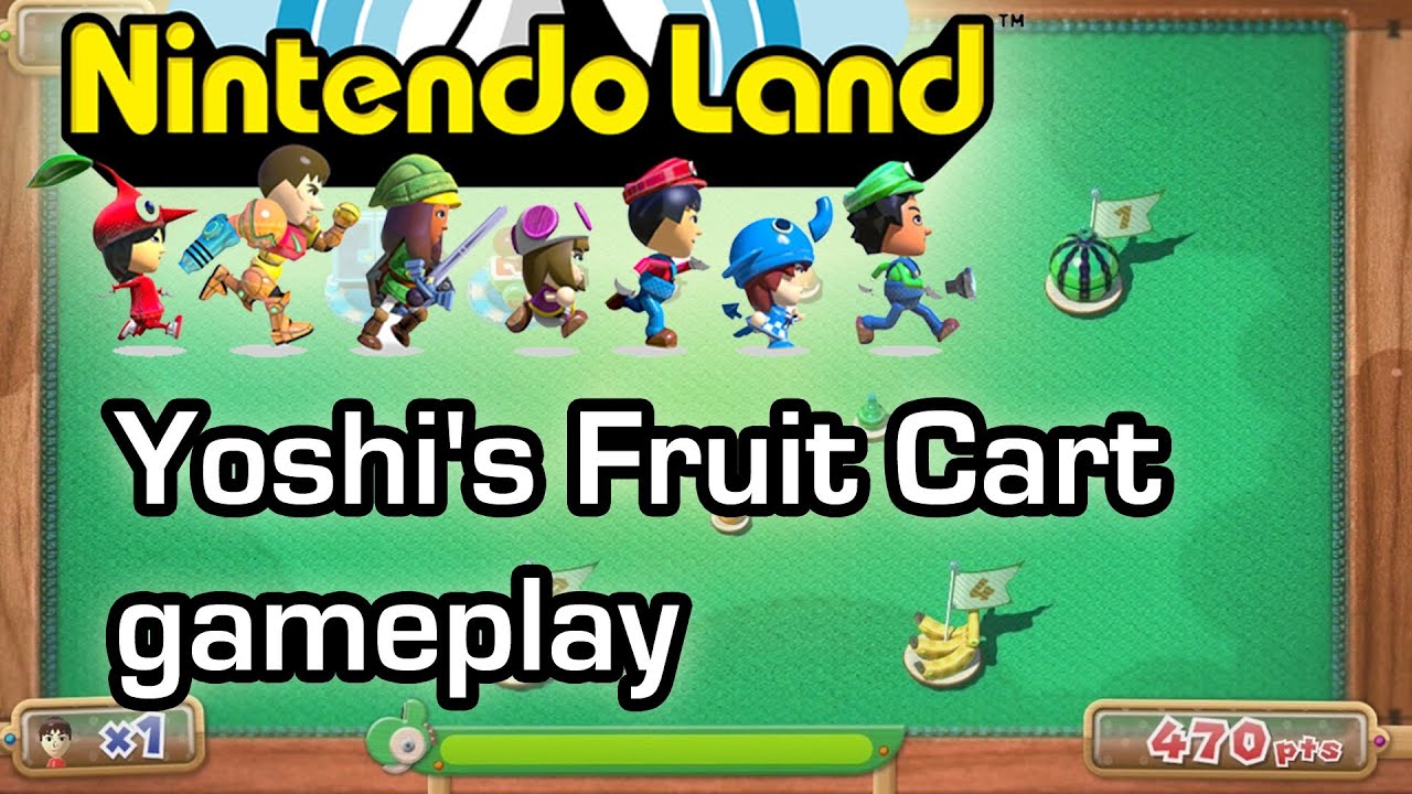 Yoshi's Fruit Cart - Nintendo Land - Wii U Gameplay - YouTube