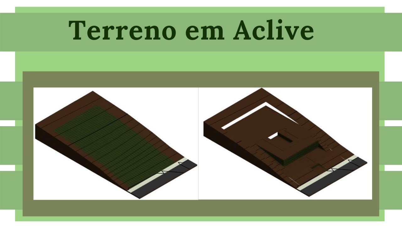 Como fazer projeto em Terreno em Aclive com o Revit – Dica de Revit 39 ...