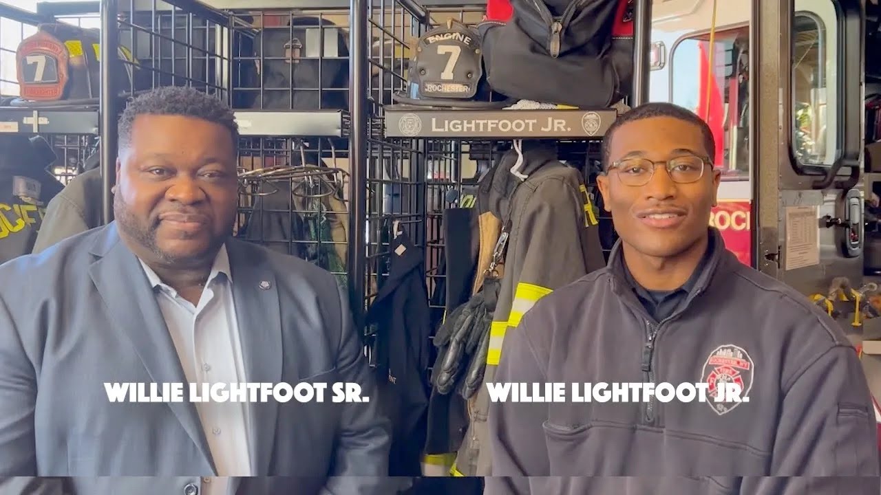 Willie Lightfoot Sr. & Jr. - Father and Son Firefighters - YouTube