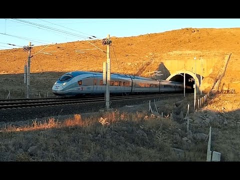 YHT | Turkish High-Speed Train HT 80001 Ankara - Konya - YouTube