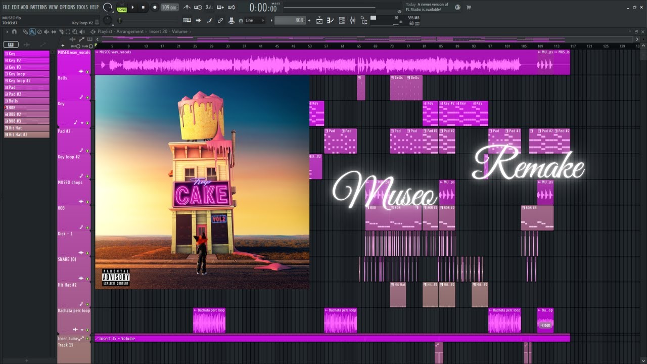 Rauw Alejandro | Trap Cake | Museo | Remake | Fl Studio 21 - YouTube