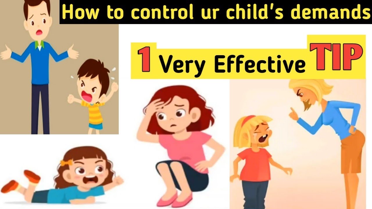 How to control toddler's and kid's unwanted demands || How to teach ...