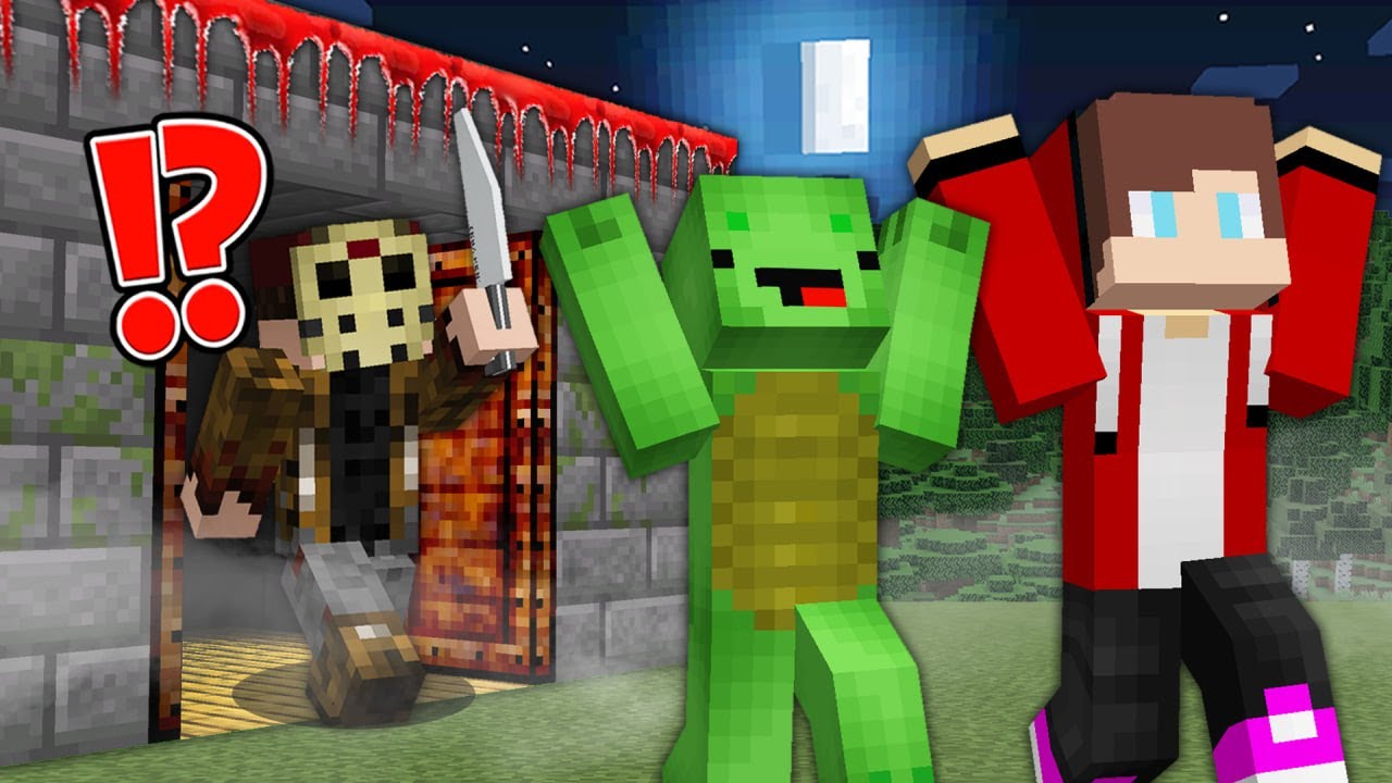 JJ and Mikey ESCAPE From SCARY MANIAC HOUSE in Minecraft Challenge Maizen Mizen Mazien JJ and ...