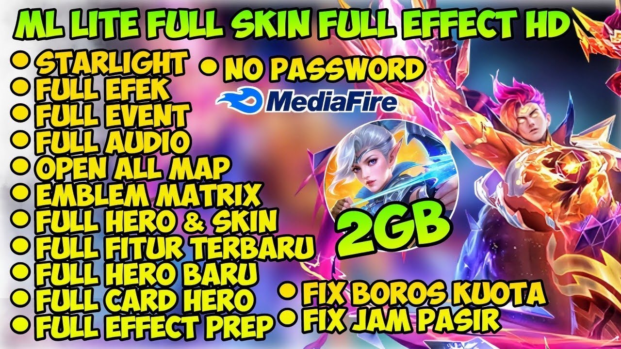 Data ML Lite Full Event 2Gb Terbaru Patch M6 | Ml Lite | Cara Mengatasi ...
