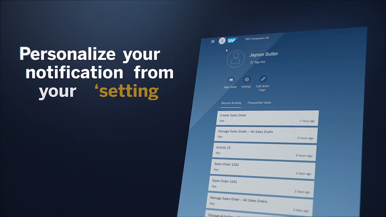 SAP Business One Web Client – Notifications - YouTube