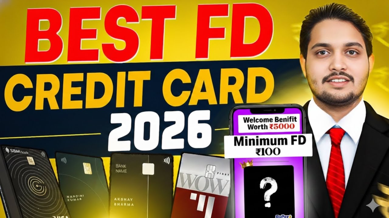 Top 3 FD-Based Credit Cards 2026 | Best Credit Cards Against Fixed ...