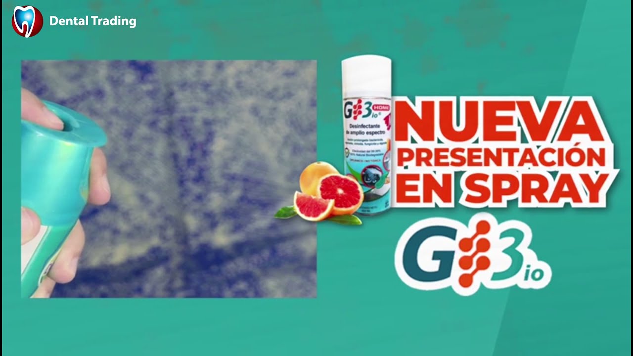 G3 desinfectante natural en spray - YouTube