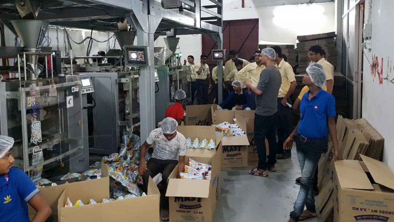 student visit snacks production unit - YouTube