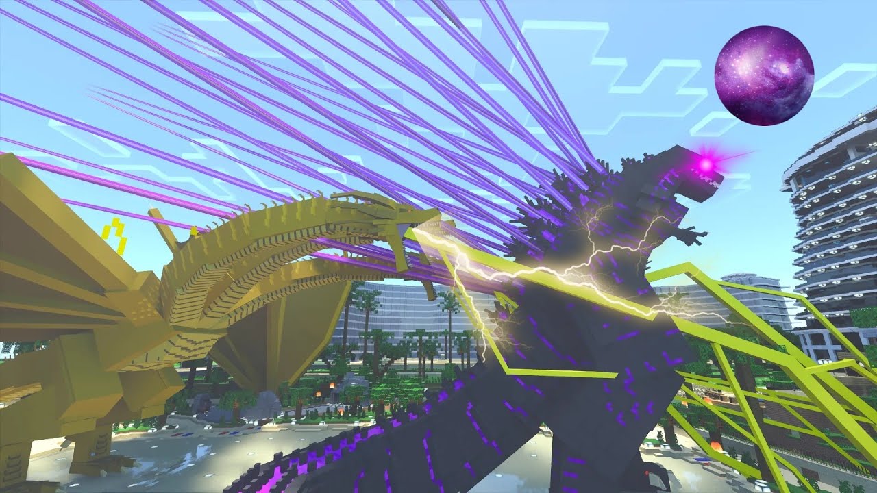 Shin Godzilla Ghidorah jurassic world map minecraft - MMCRAFT TV - YouTube