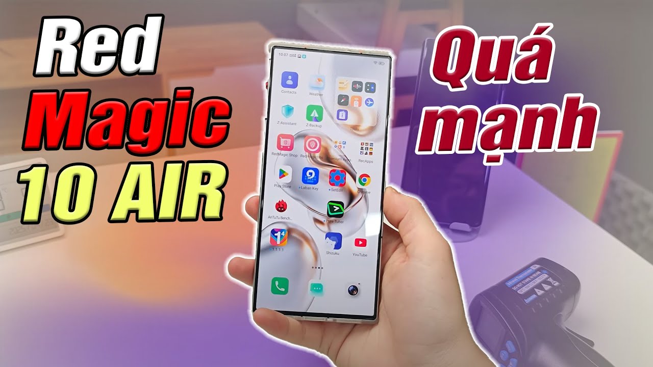Test game nặng Red Magic 10 AIR - Gaming Phone Nửa nạc nửa Mỡ!! - YouTube