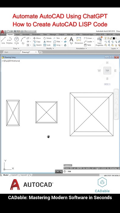Automate AutoCAD Using ChatGPT - How to Create AutoCAD LISP Code #ChatGPTtoAutoCAD #AutoCADLISP ...