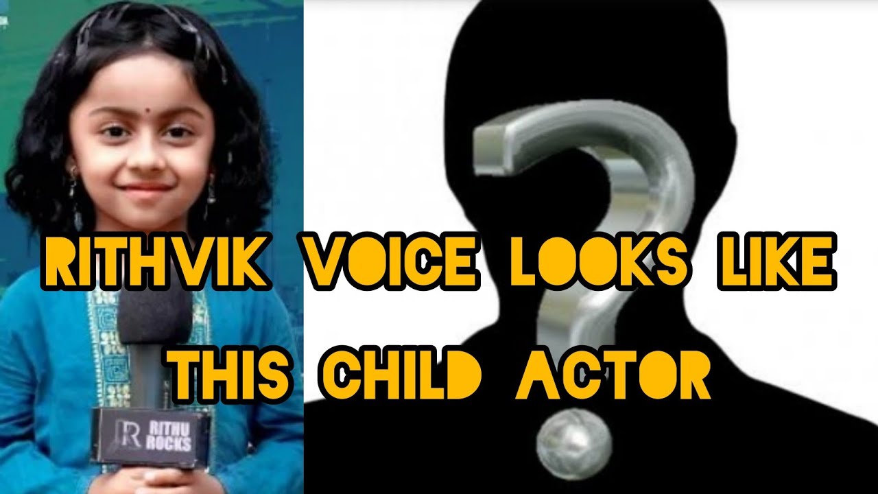 Rithvik voice looks like this Child actor | #Rithu rocks | Viral kid ...
