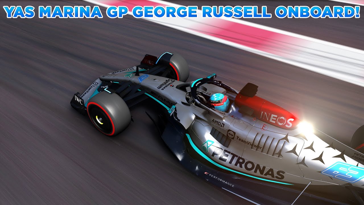 Yas Marina Grand Prix | George Russell Onboard! - YouTube