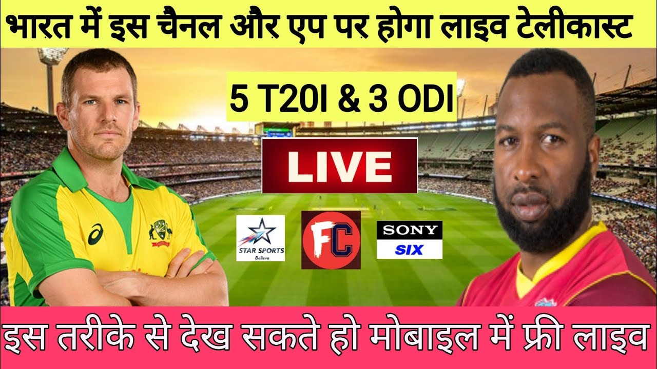 West Indies vs Australia 2021 Live Streaming TV Channels || WI vs AUS ...