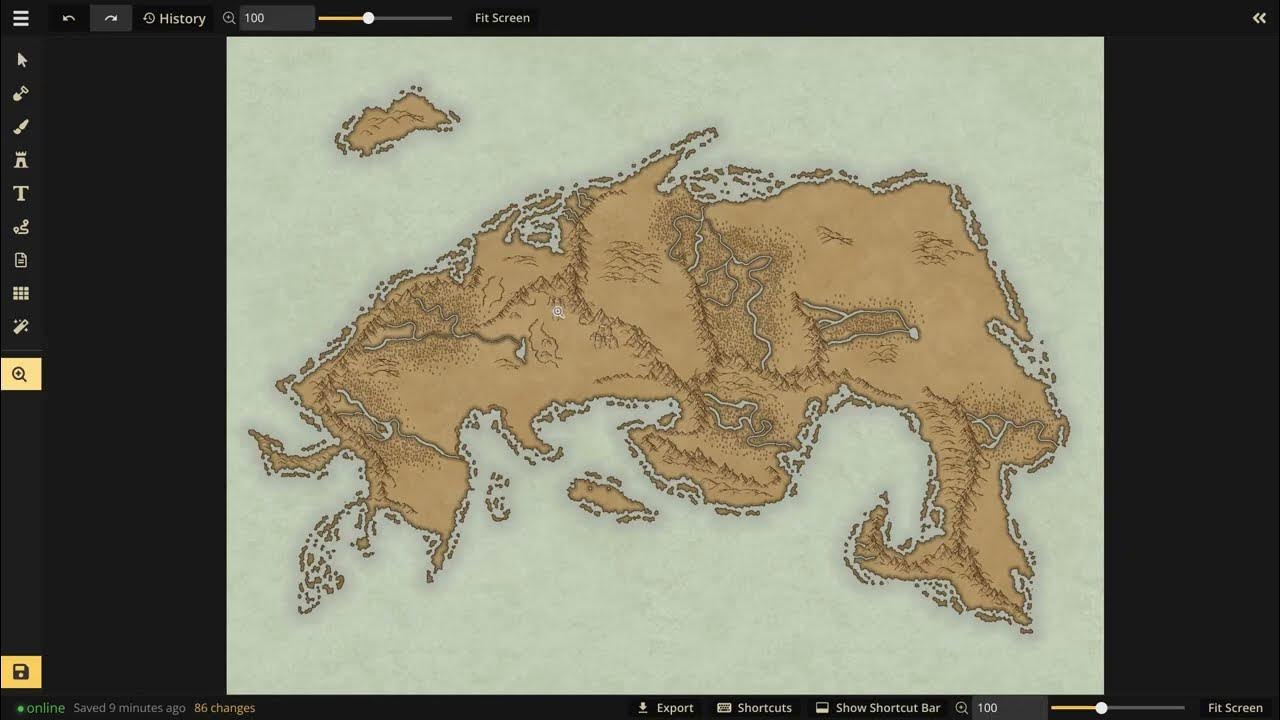 Inkarnate Parchment World Map Tutorial (Part 1) - YouTube