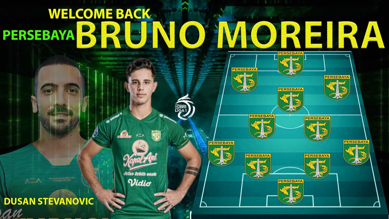 Welcome Back Bruno Moreira to Persebaya - Rumor Dusan Stevanovic ...