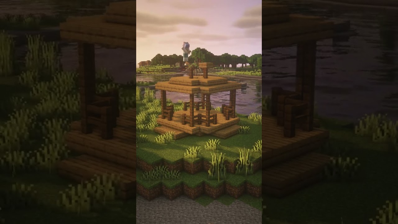 Cottage Core Gazebo #minecraft #minecraftbuilding #minecrafttutorial # ...