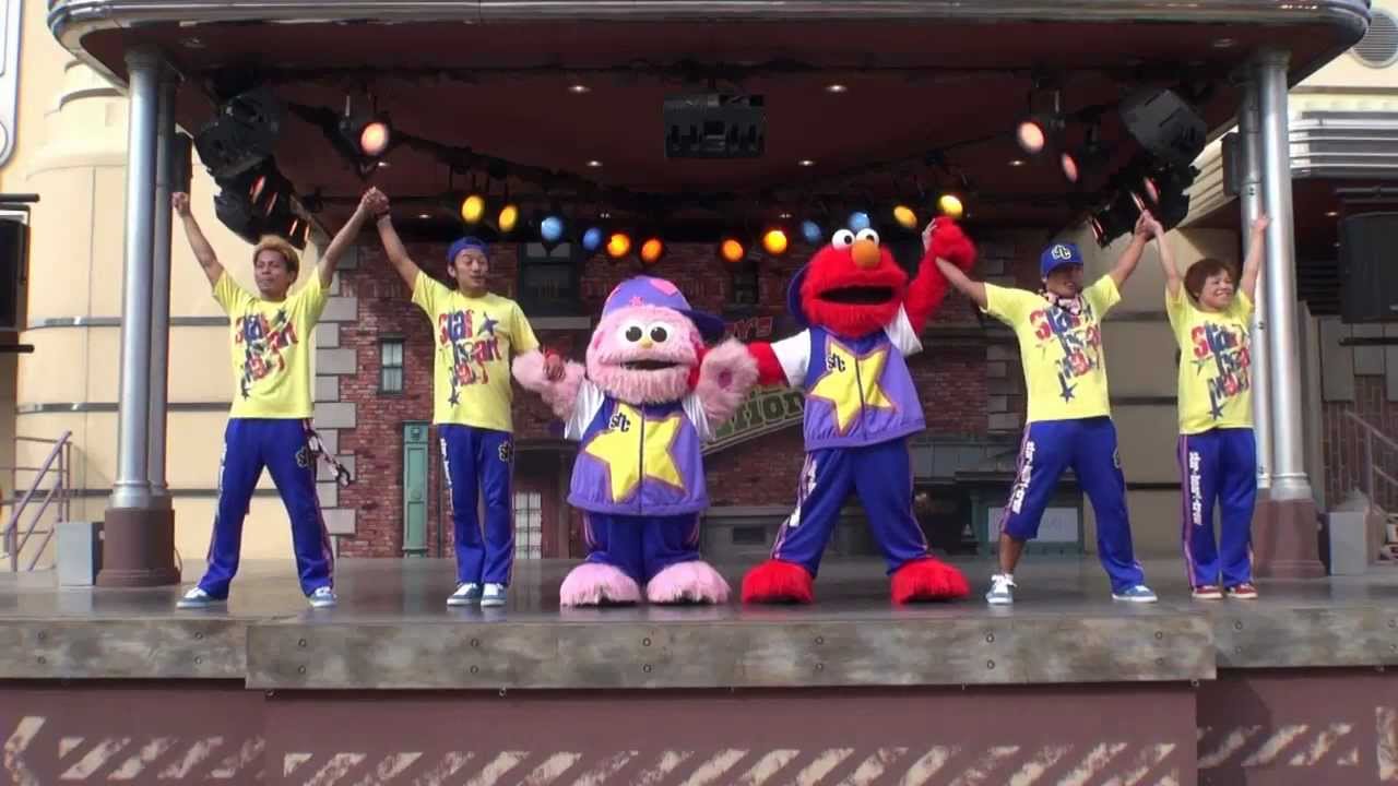 【USJ】 Elmo & Moppy's Dance Dance Evolution 2012/10/10 ③ - YouTube