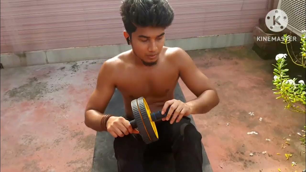 10 Minute Ab Wheel Full Workout . Burn 🔥 And Build for visible abs 🚩 - YouTube