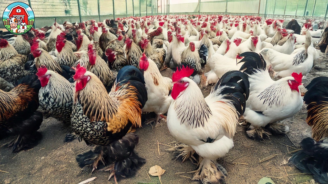 Giant Brahma Chicken Farming - How Farmers Raising Millions of Brahma ...
