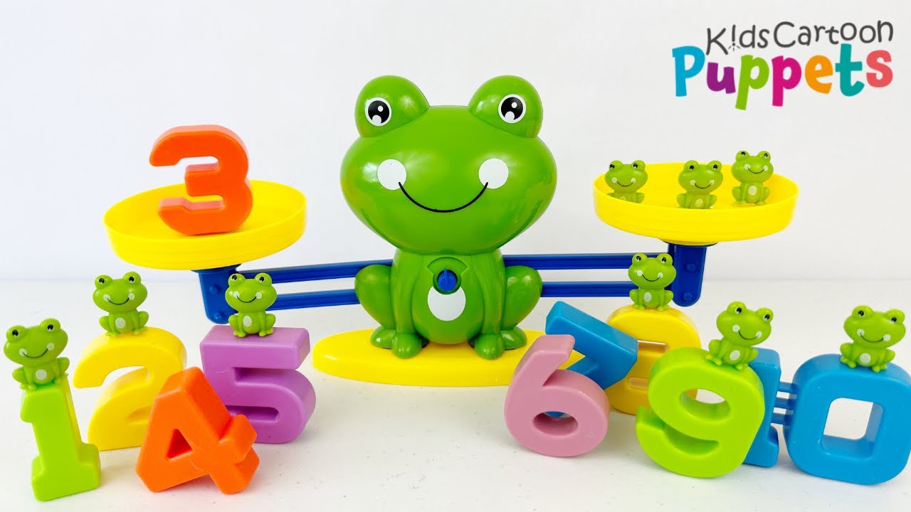 Learn Counting for Preschoolers with Balancing Toy. Fun Learning Video ...