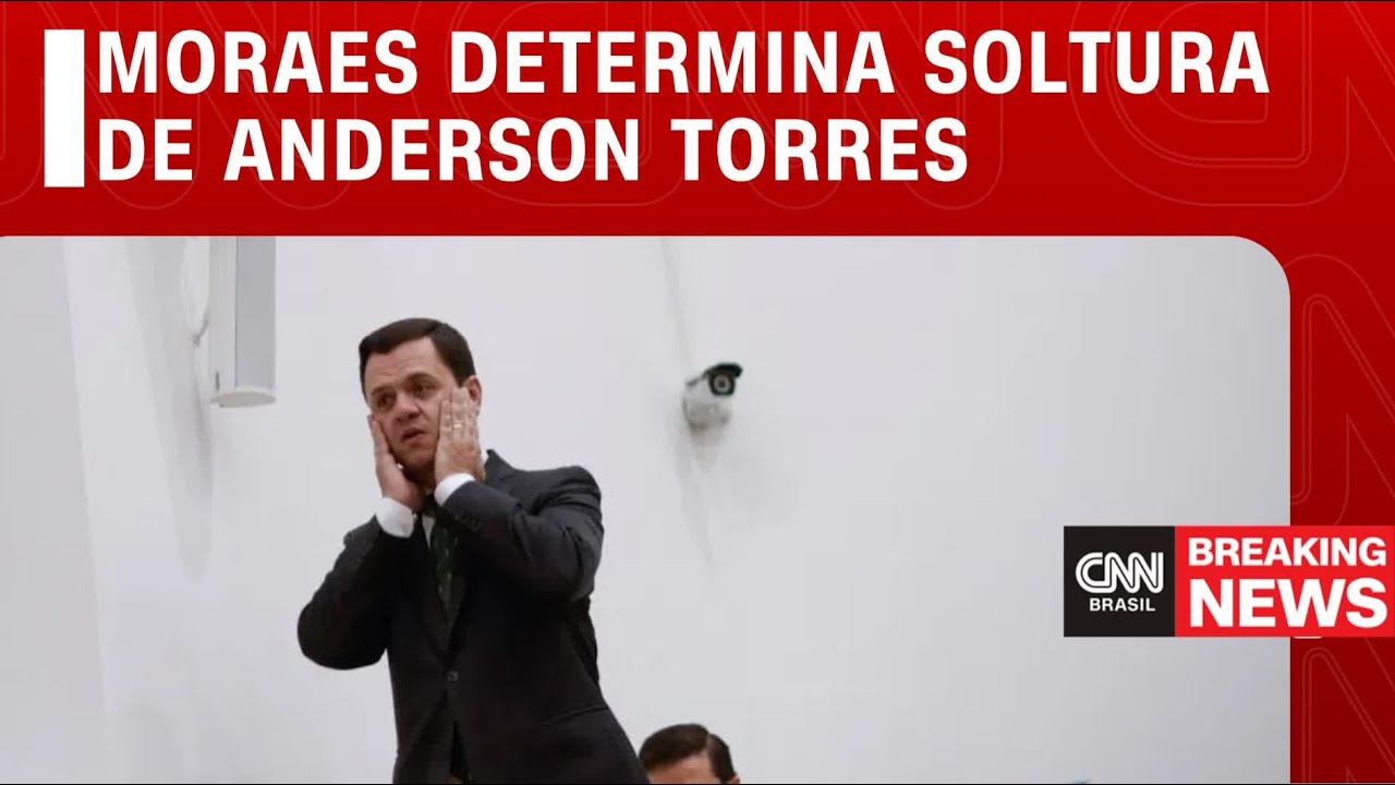 Moraes determina soltura de Anderson Torres | CNN 360º - YouTube
