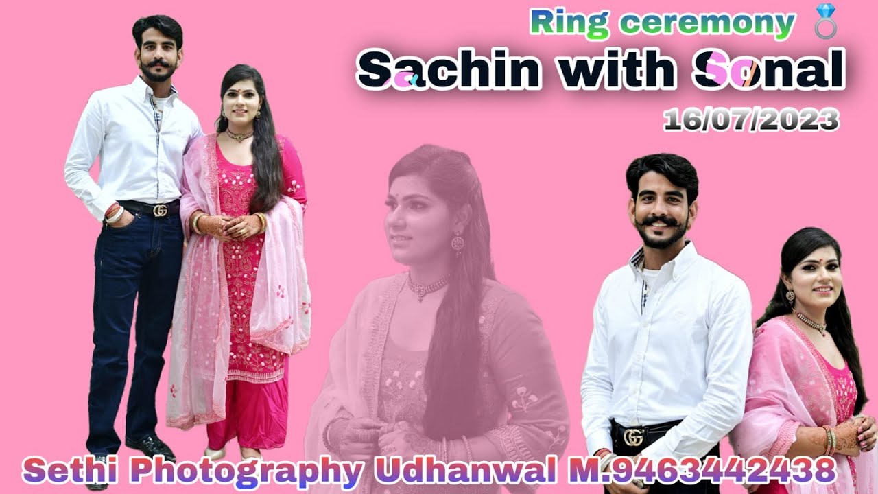 Ring ceremony Sachin With Sonal Film nd Live by Sethi Photography ...